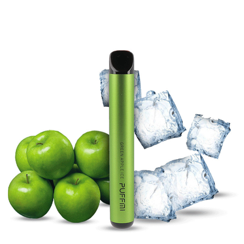 Vape pen disposable Green Apple Ice Puffmi TX500 - Puffmi by Vaporesso ...