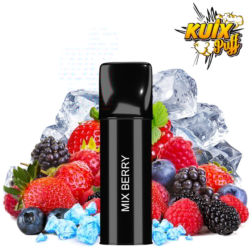 Cartouche Kuix Puff goût Fruits rouges Fraicheur Berry Mix Fresh 2 ml