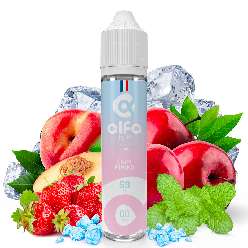 e-Liquid Lady Pimiko Ice 10ml Alfaliquid | FREEVAP